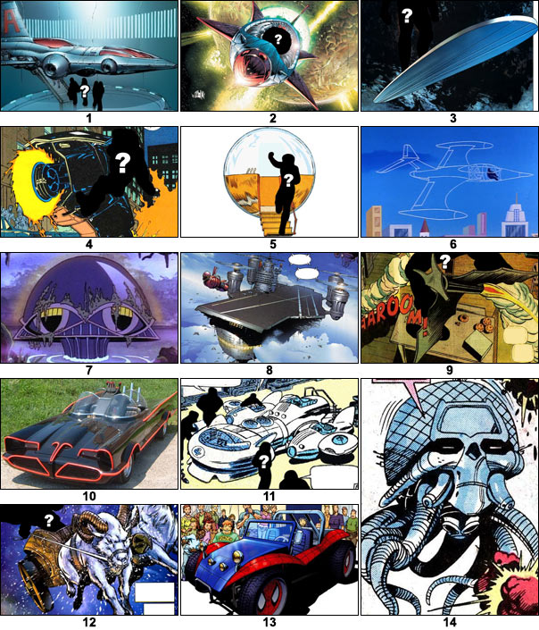Super Vehicles Quiz - By fm_
